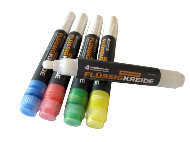 Flüssigkreide-Stift (nachfüllbar) weiß