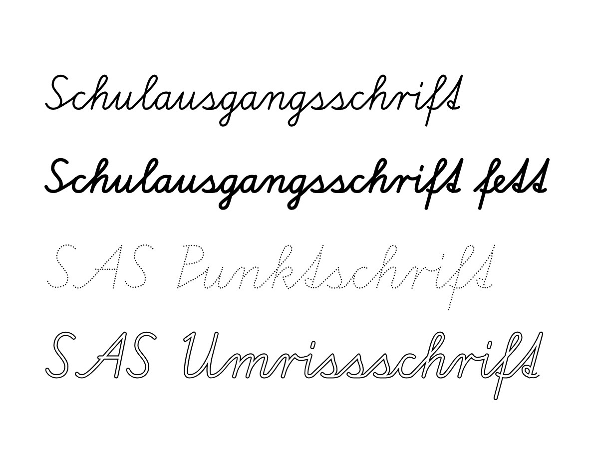 Schulschriftenpaket für die Grundschule (Windows-Version)