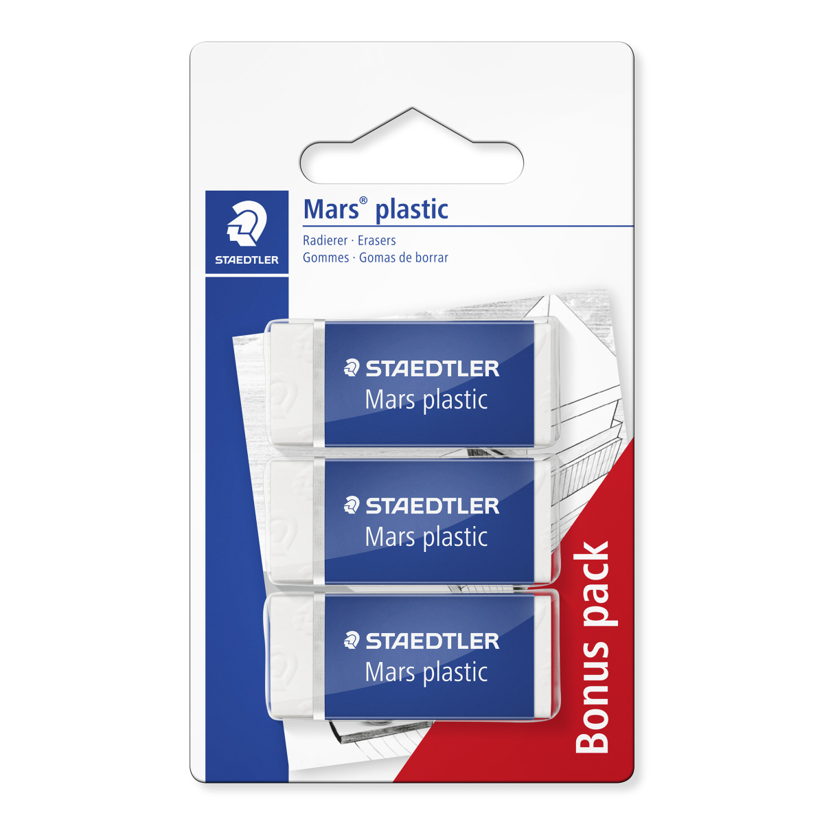 2 Radierer Mars plastic 526 50